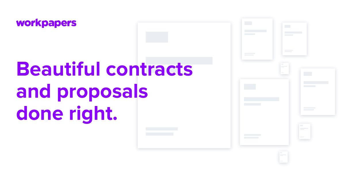 Workpapers - Beautiful contracts and proposals done right.